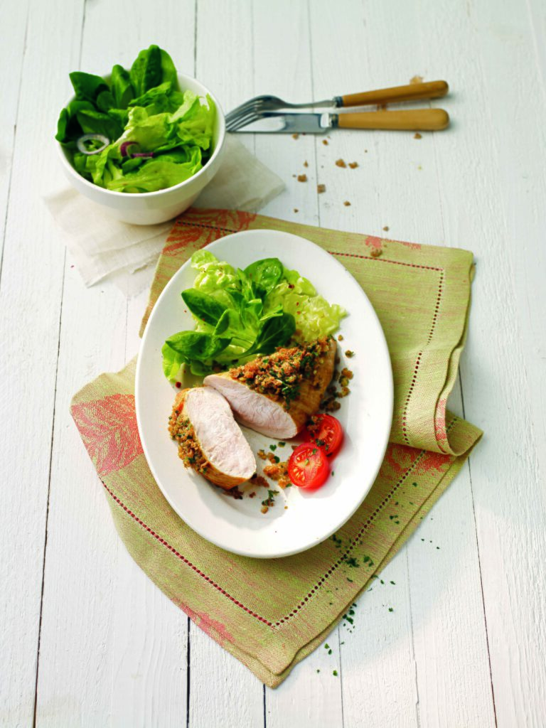 Kalkoenfilet met knapperige korst | Recept Metabolic Balance